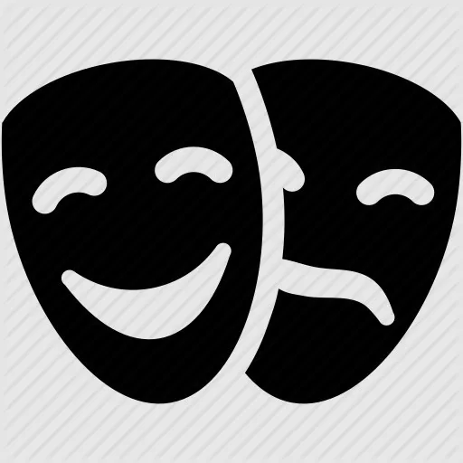 Theater Comedy Tragedy Masks by Scotty-G | Download free STL model ...