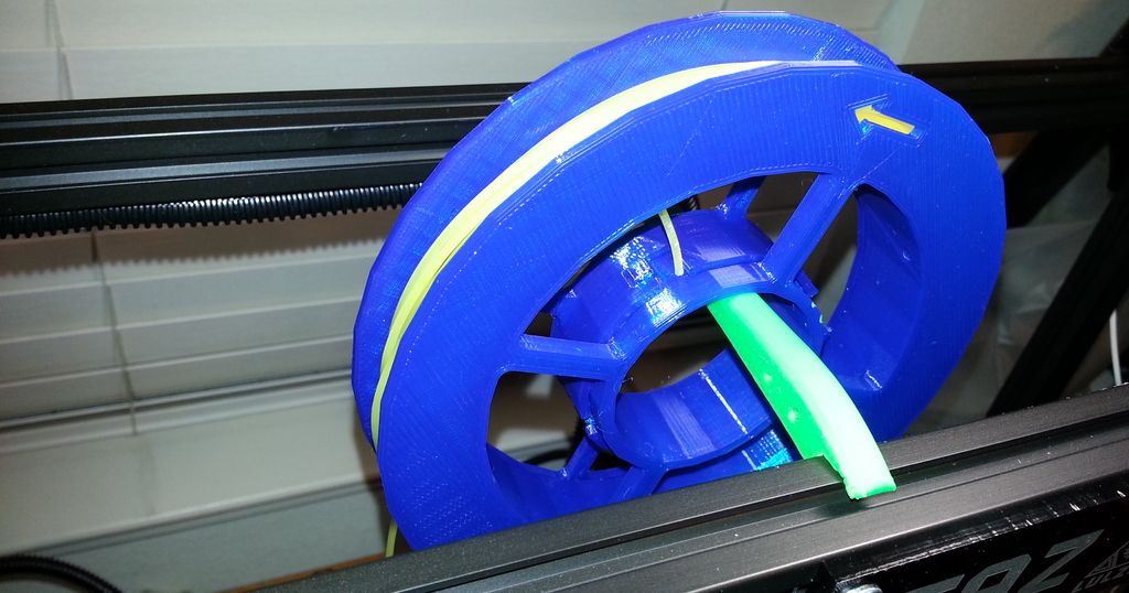Sample Filament Spool by Scotty-G | Download free STL model ...