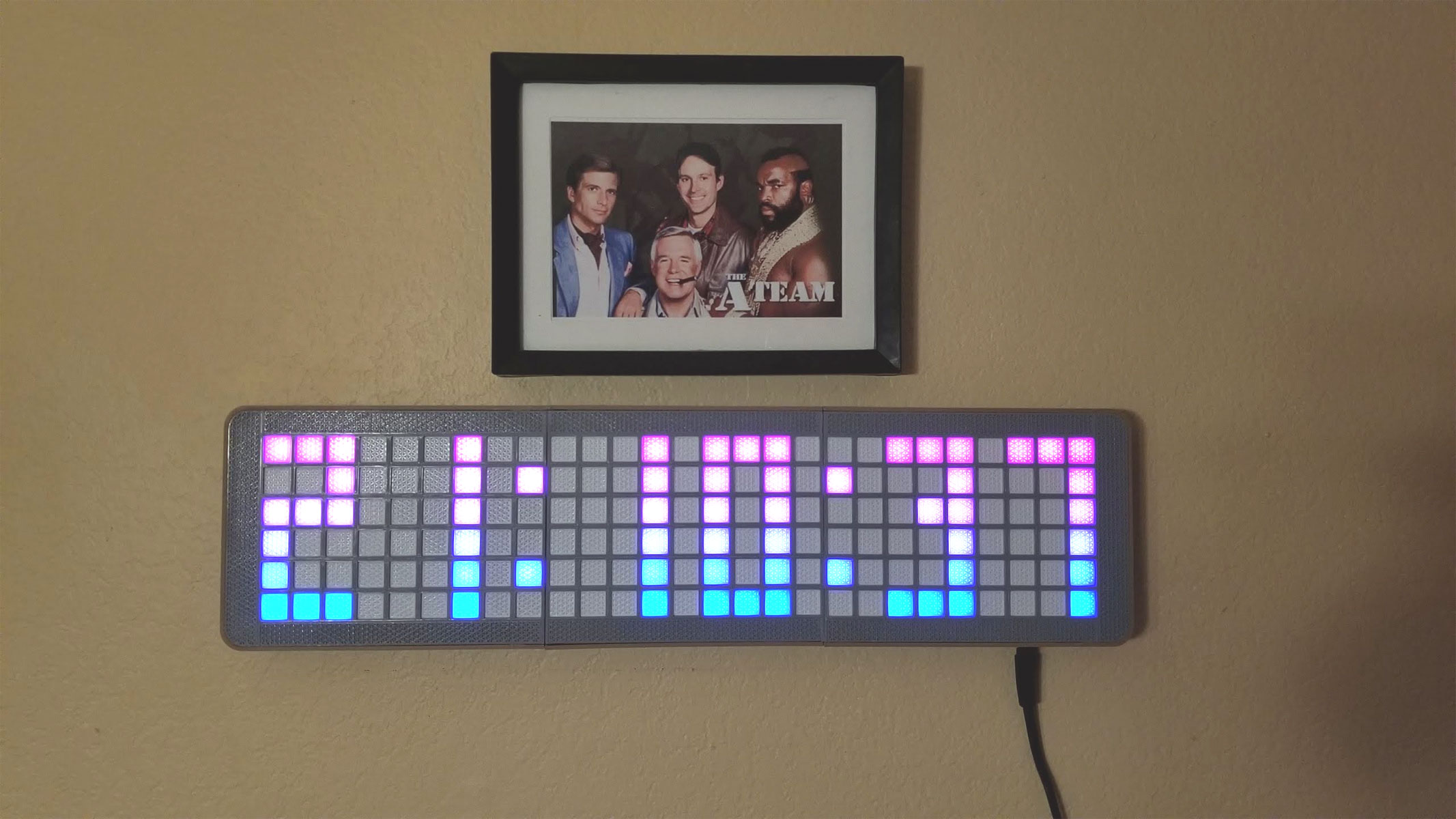 Grid Clock v2 REMIX - Fully Enclosed Version with Adrunio Nano or ...