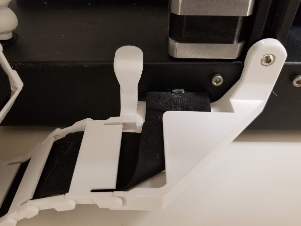 CR-10S Pro v1 cable chain with 90 degree brackets - REMIX with STEP ...