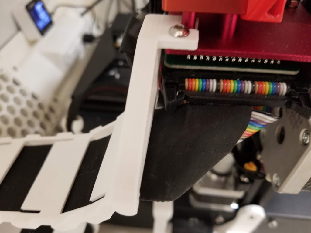 CR-10S Pro v1 cable chain with 90 degree brackets - REMIX with STEP ...