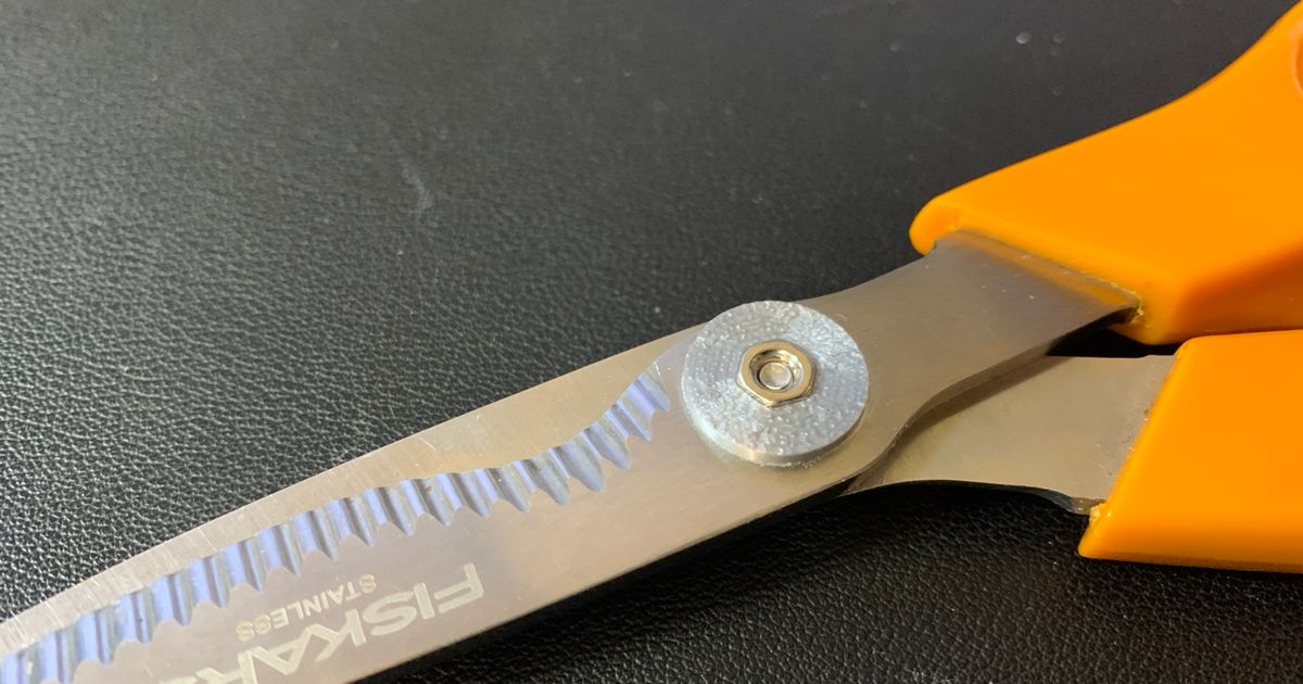 nut retainer for fiskars gardening/kitchen shears by zzzy | Download ...
