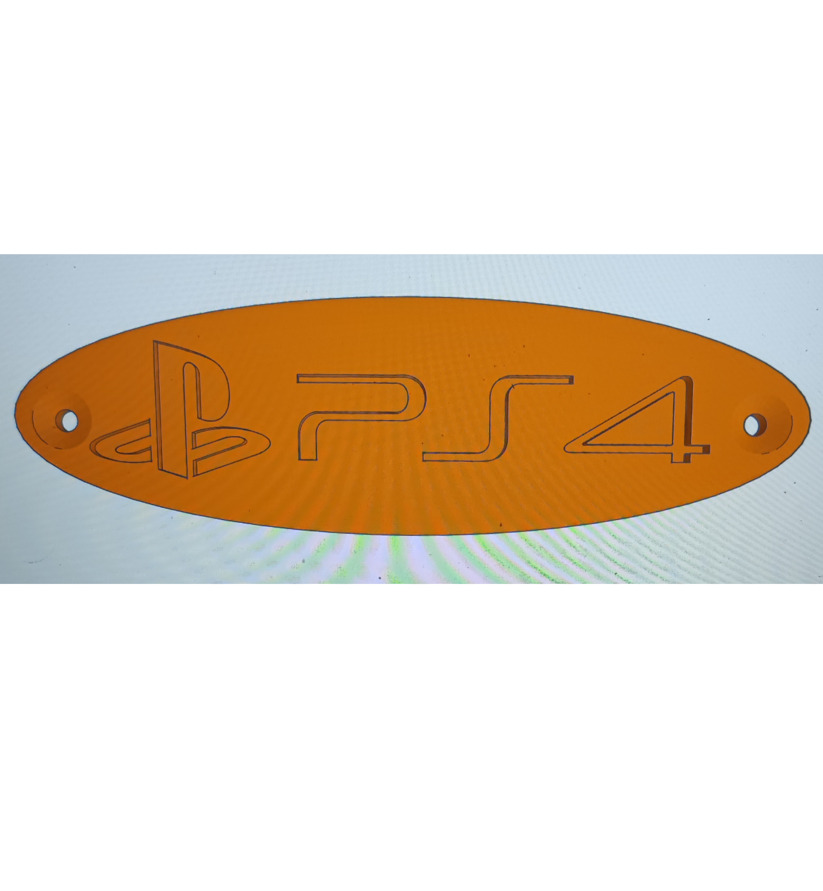 Play Station 4 Schild by Andreas | Download free STL model | Printables.com
