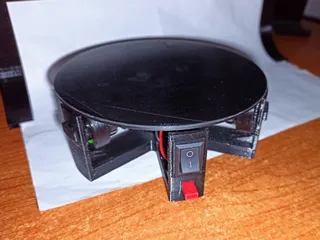 360 rotating display stand plate by dantech | Download free STL model ...