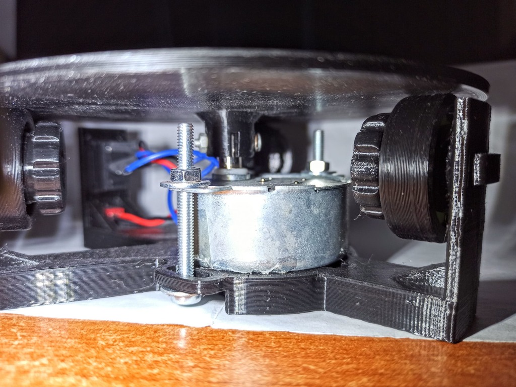 360 rotating display stand plate by dantech | Download free STL model ...