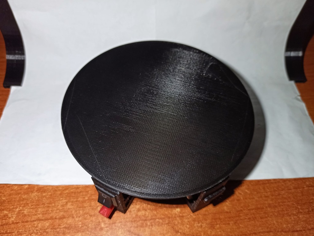 360 rotating display stand plate by dantech | Download free STL model ...