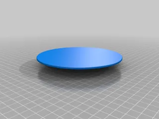360 rotating display stand plate by dantech | Download free STL model ...