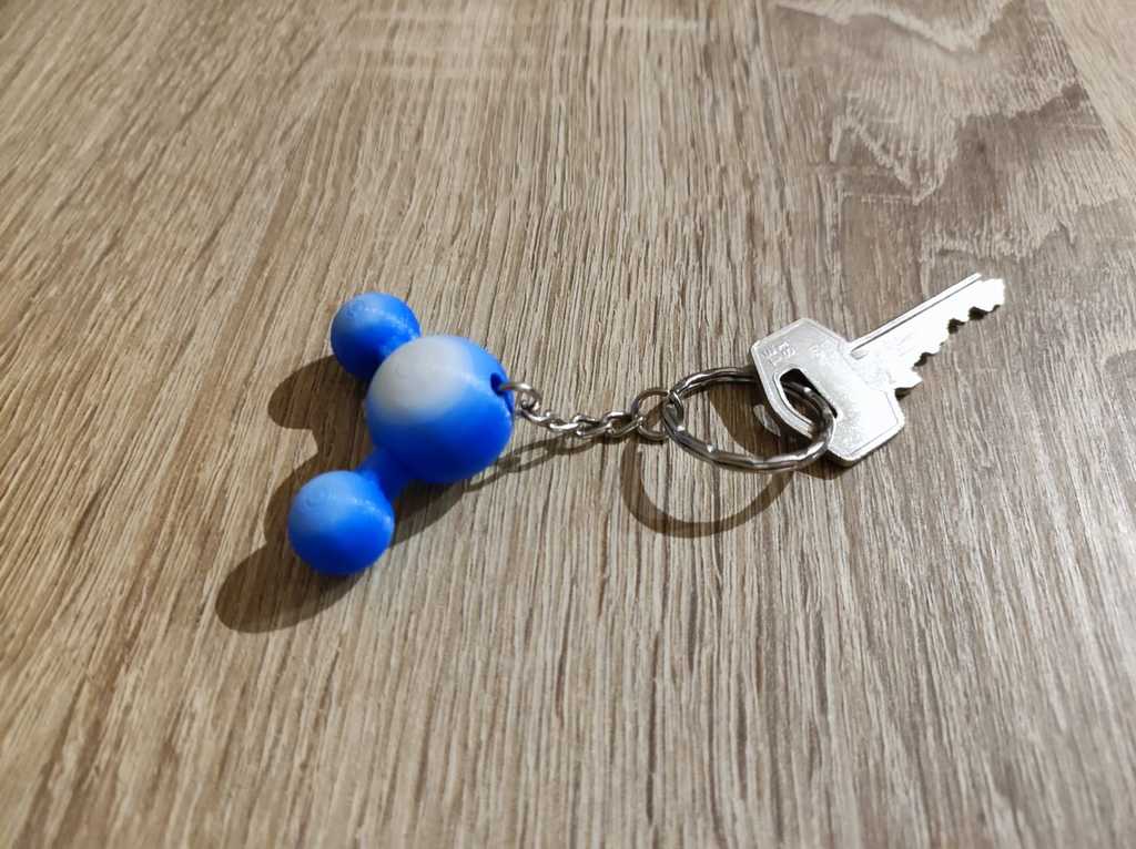 H2O Molecule - Keychain by Shout | Download free STL model | Printables.com