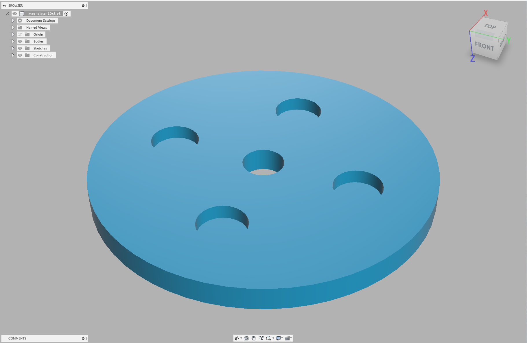 Mag Plate 10x3 by PlasticBurner | Download free STL model | Printables.com
