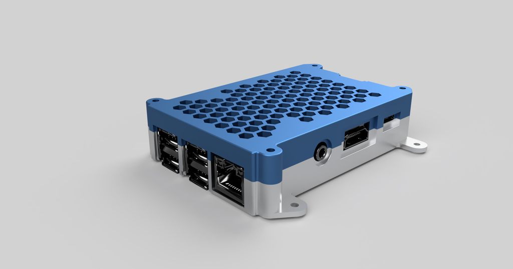 Raspberry Pi 2 3 3B+ Case for DIY 3D printer enclosure by Mark_Alpha ...