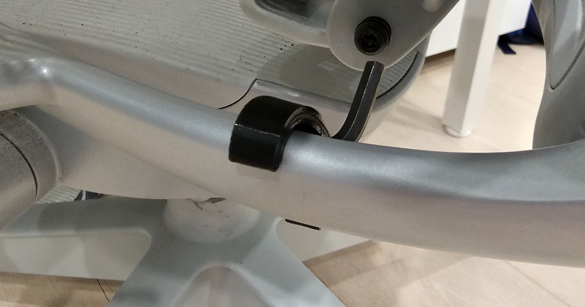 Hermanmiller Aeron hex wrench keeper by Frogree | Download free STL ...