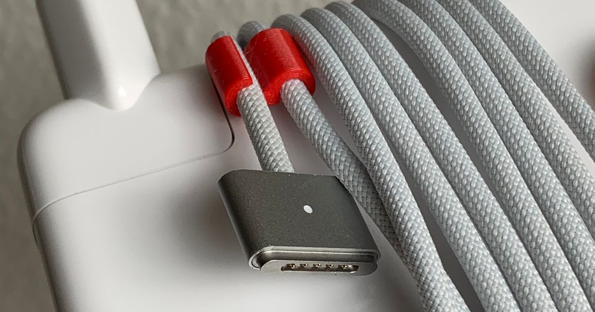 Macbook Magsafe Cable Clip by dodasch | Download free STL model ...