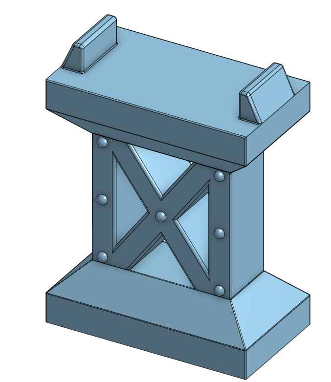 Hape Train Track Support by David S | Download free STL model ...