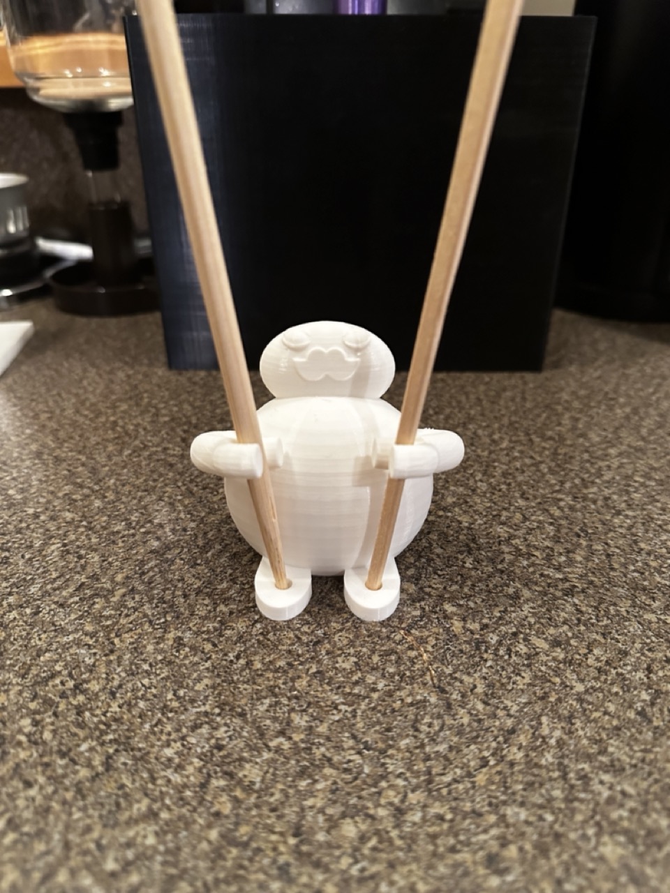 Chopstick Holder Charachter by Gigglester | Download free STL model ...