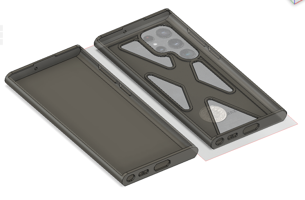 S22 Ultra case different designs by AlexMu | Download free STL model ...