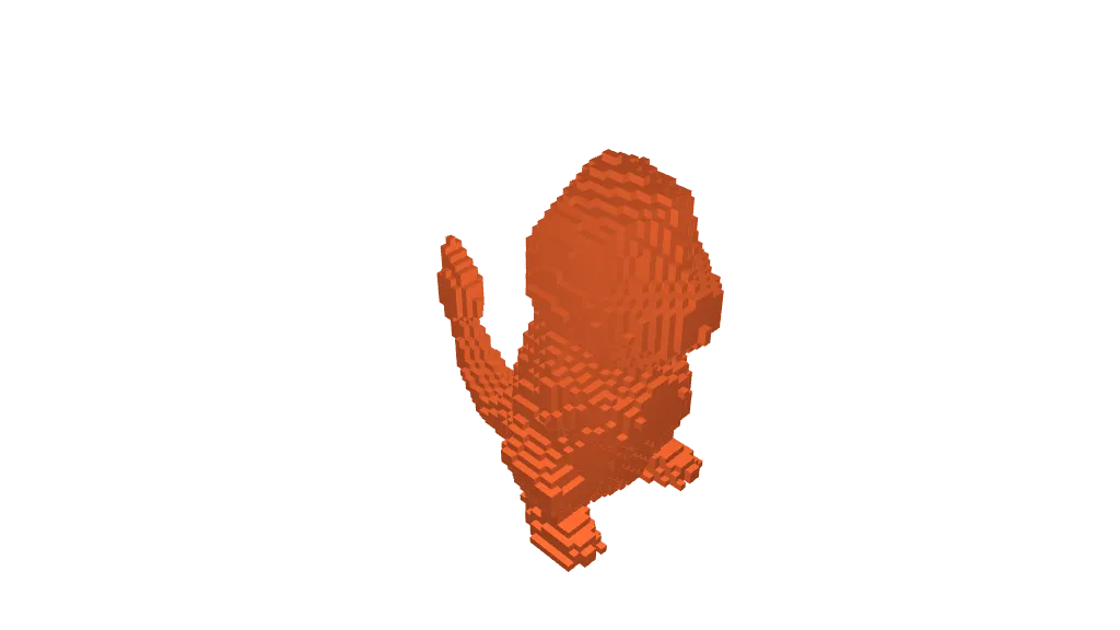 Pixelated Charmander