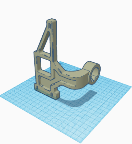 X1C Rotatable Spool Holder Side Mount by mfetting | Download free STL ...