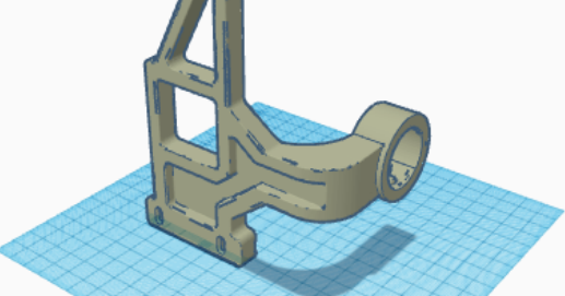 X1C Rotatable Spool Holder Side Mount by mfetting | Download free STL ...