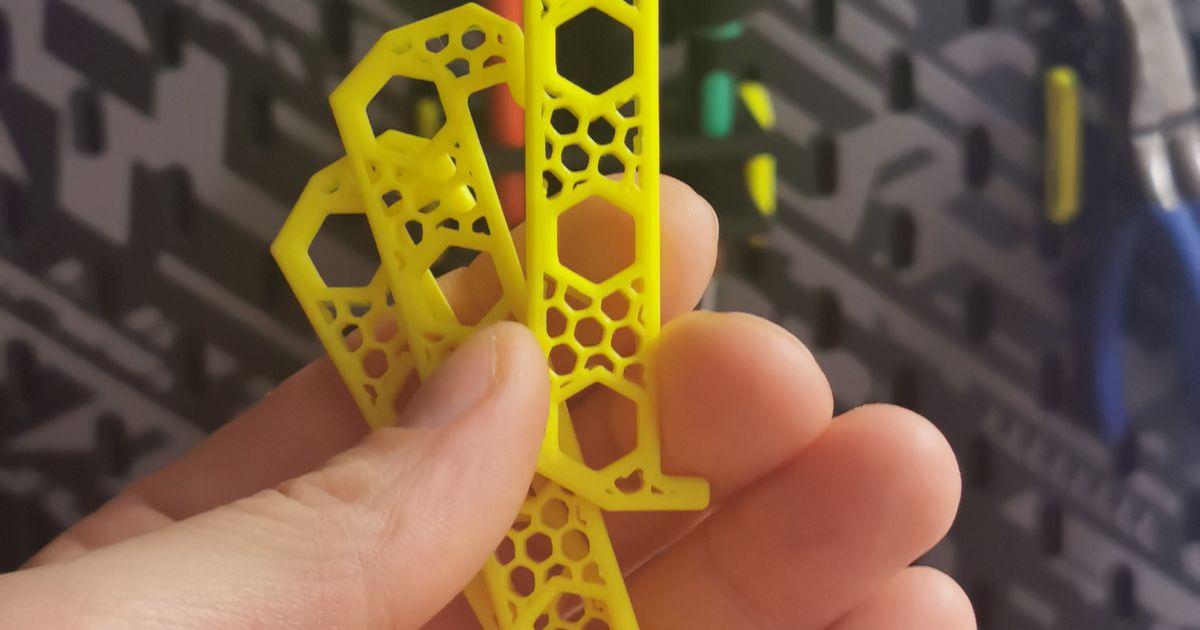 Modular hooks for UPPSPEL/SKÅDIS board by Kuku | Download free STL ...