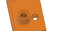 Prusa MK3S/+ fs cover 6mm thread for pneumatic fitting by Mylez ...