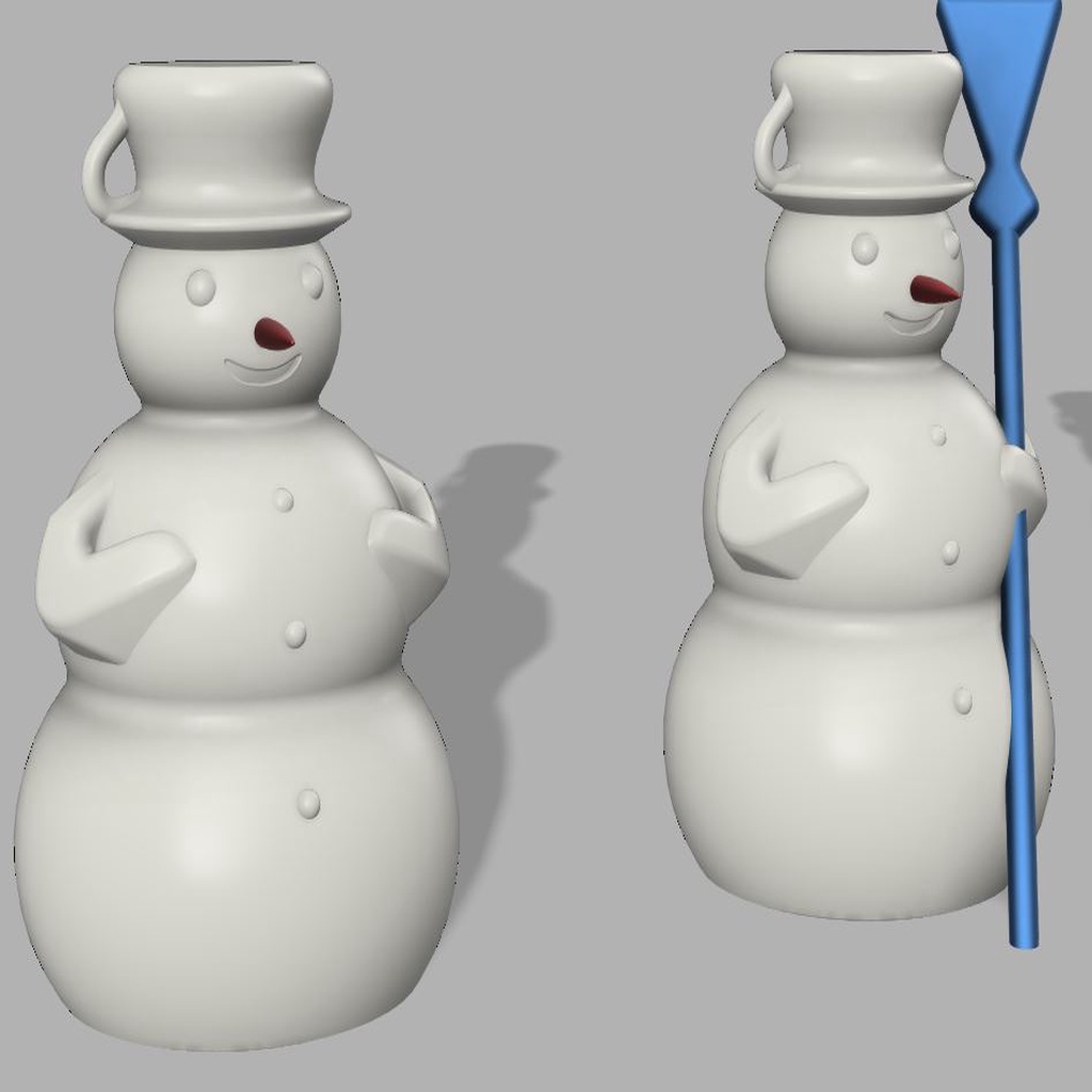 Snowman - Schneemann - supportless by TJ78 | Download free STL model ...