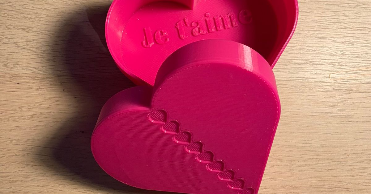 Heart box by larryst | Download free STL model | Printables.com