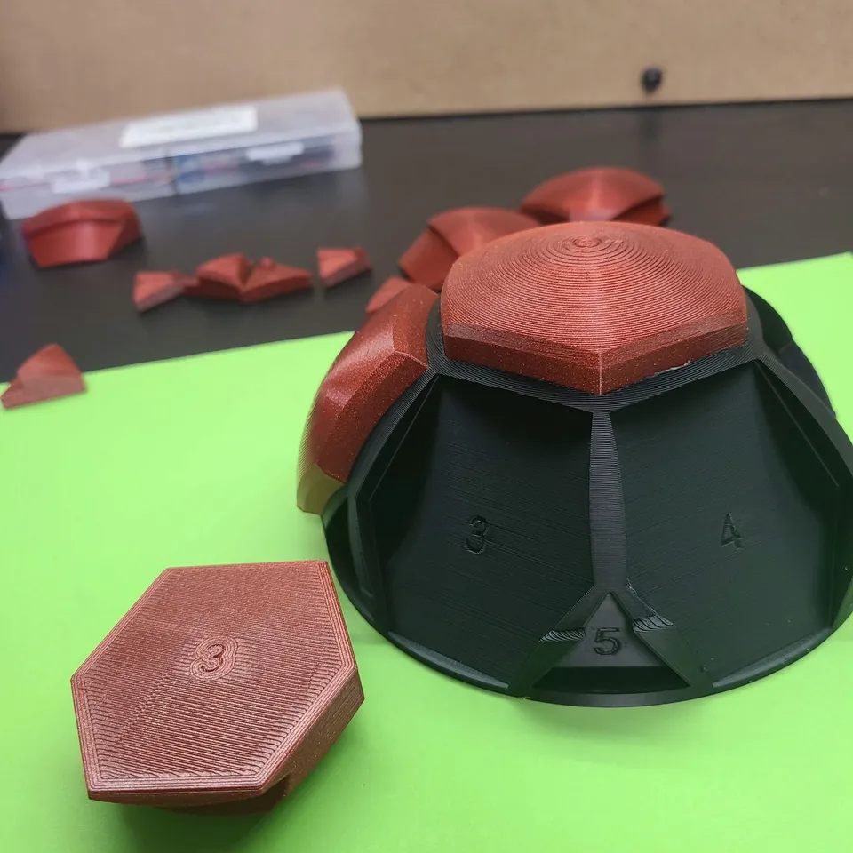 Turtle shell container by PLA-N-PA | Download free STL model ...
