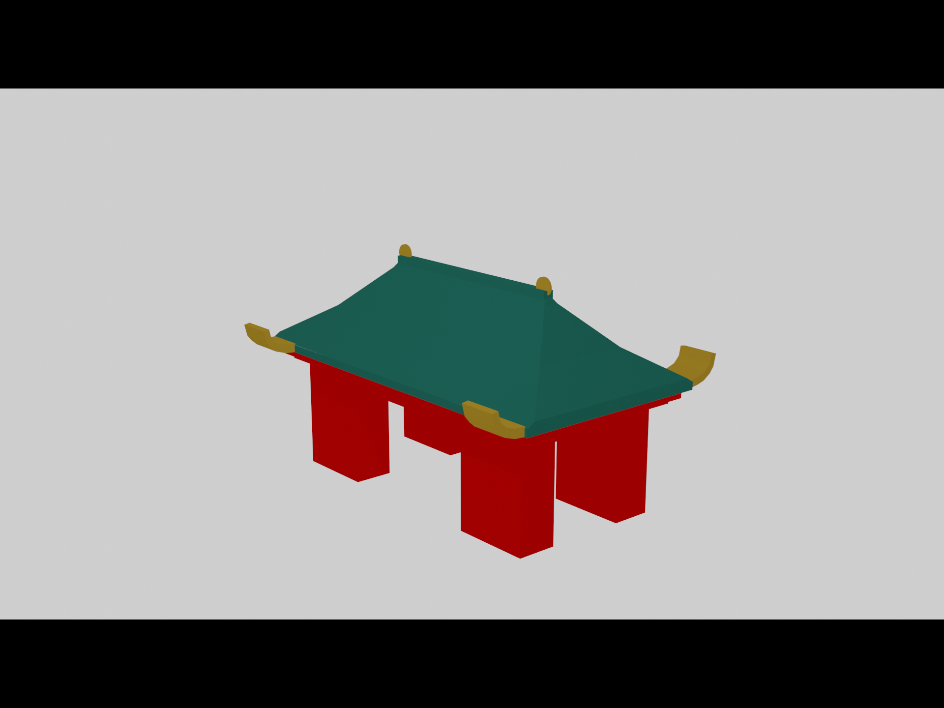 Temple Chopstick Holder by Eronix | Download free STL model ...