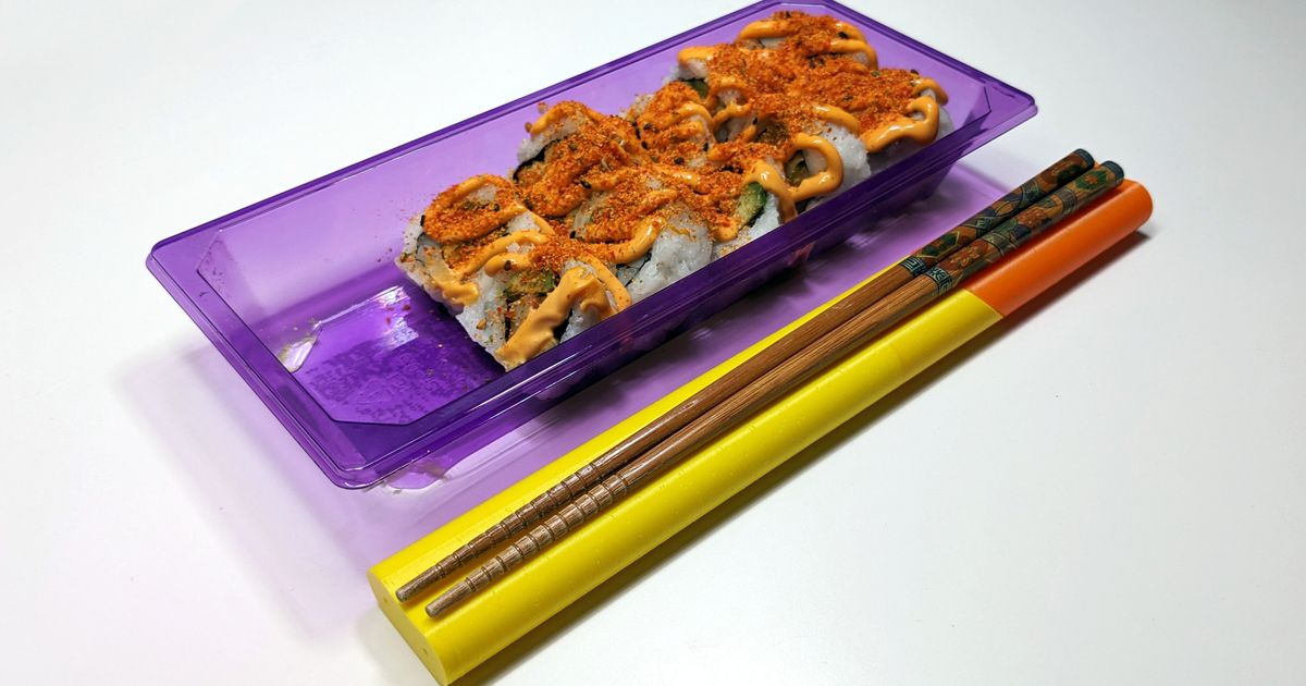 Chopstick caddy and holder by chzbacon | Download free STL model ...