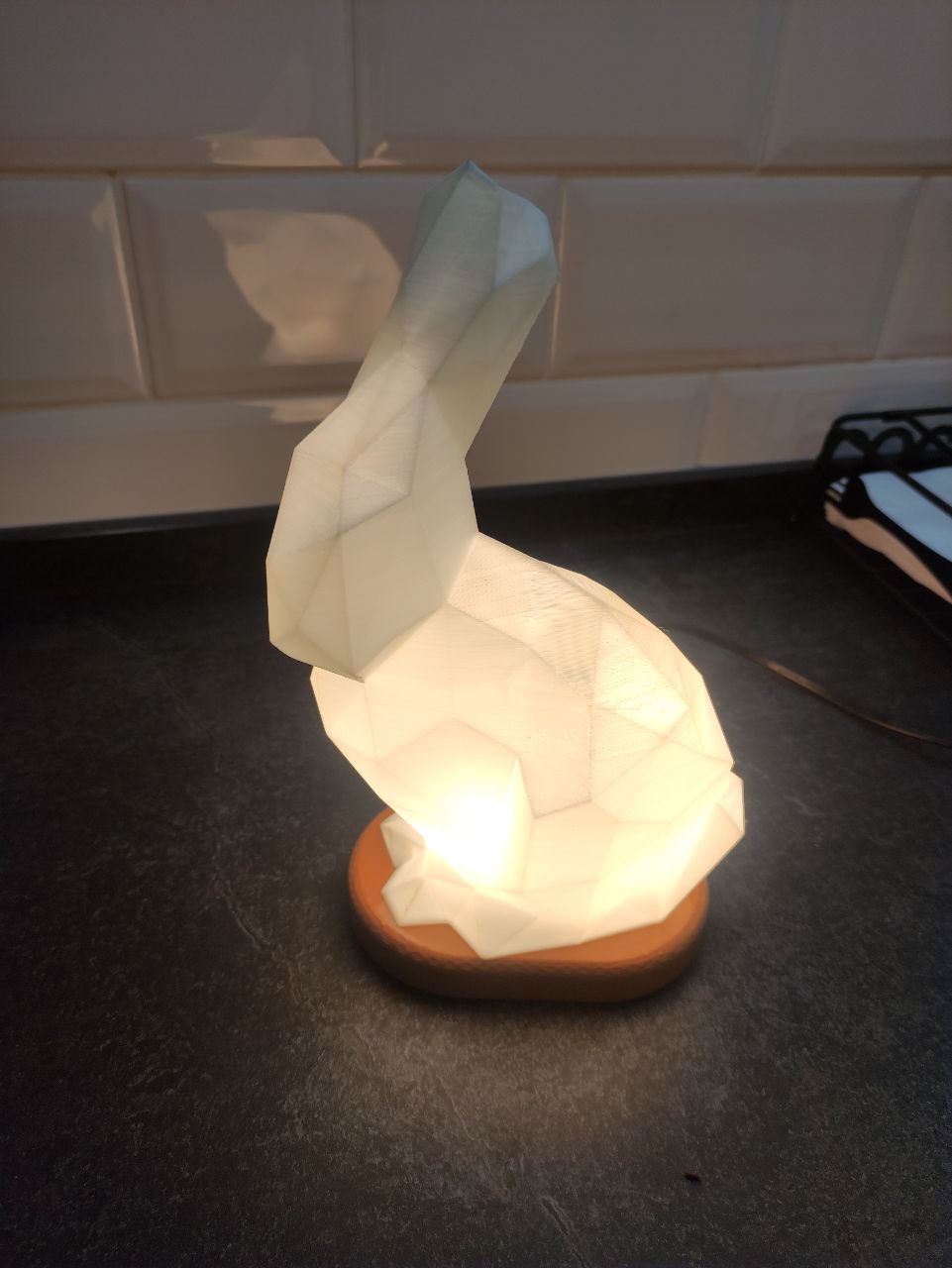 Bedside lamp 2 models rabbit figure by Ljhtom (Javier Hernando ...