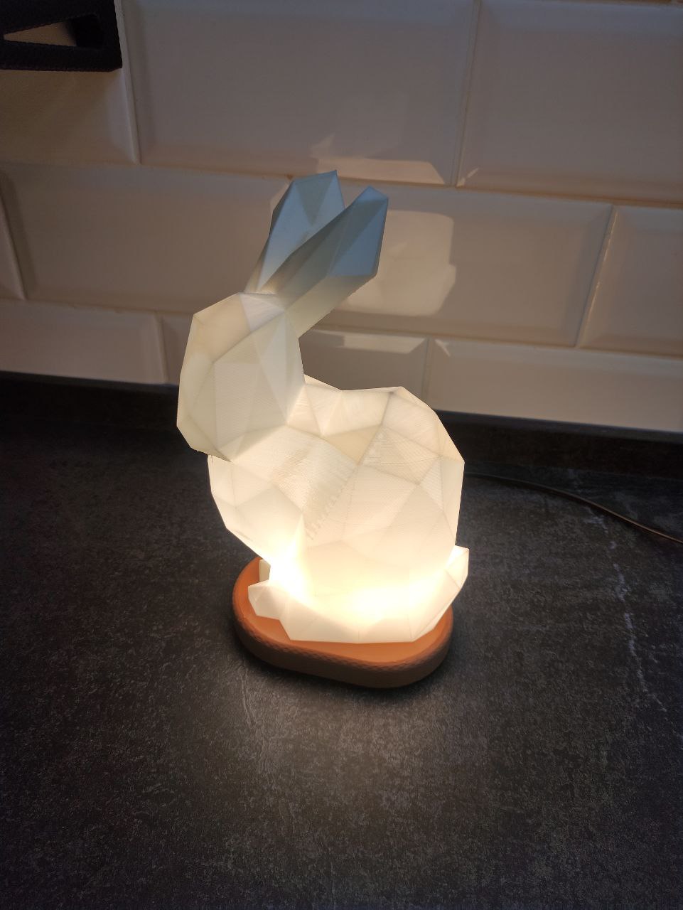 Bedside lamp 2 models rabbit figure by Ljhtom (Javier Hernando ...