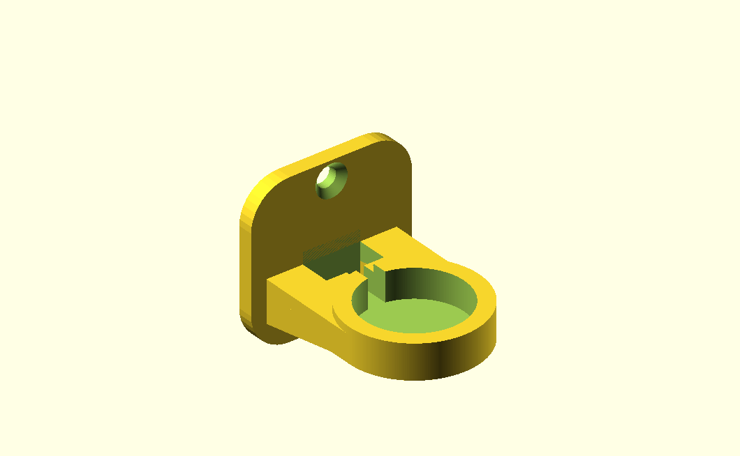 Fossil Gen 6 Charger Wall Mount - OpenSCAD files included by Reypatey ...