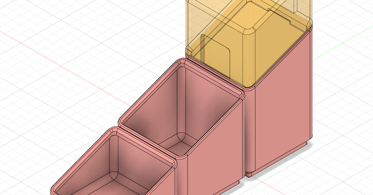 Gridfinity slanted bins by Waschtl | Download free STL model ...