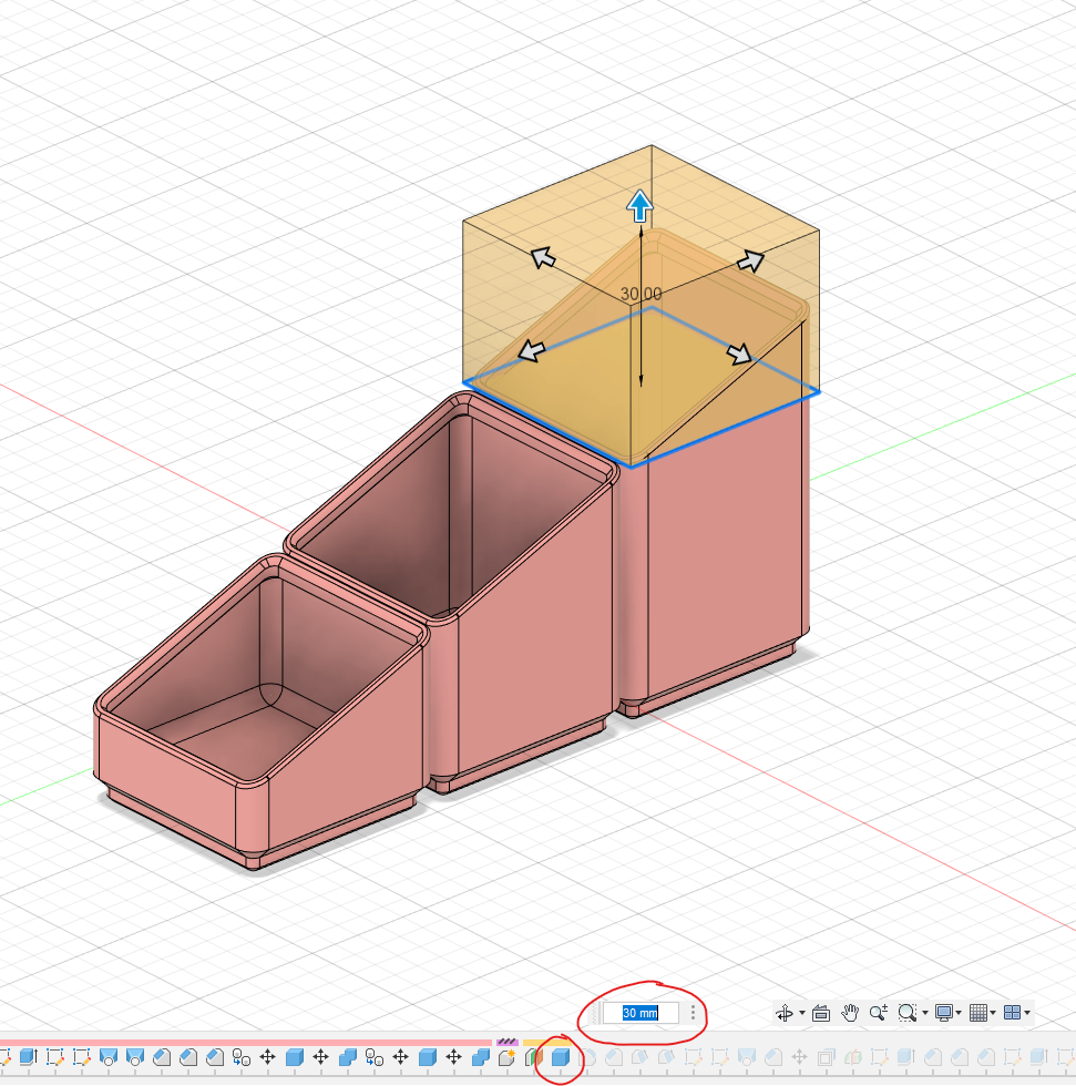 Gridfinity slanted bins by Waschtl | Download free STL model ...