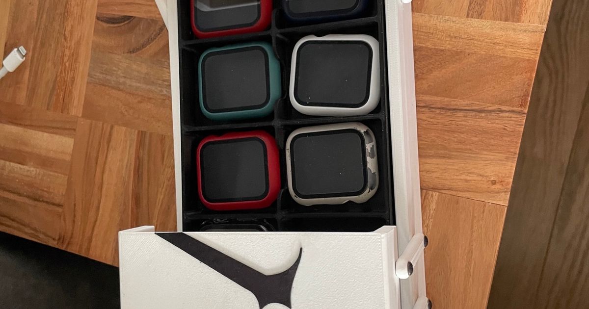 Apple watch accesories box by MakeAUsername | Download free STL model ...