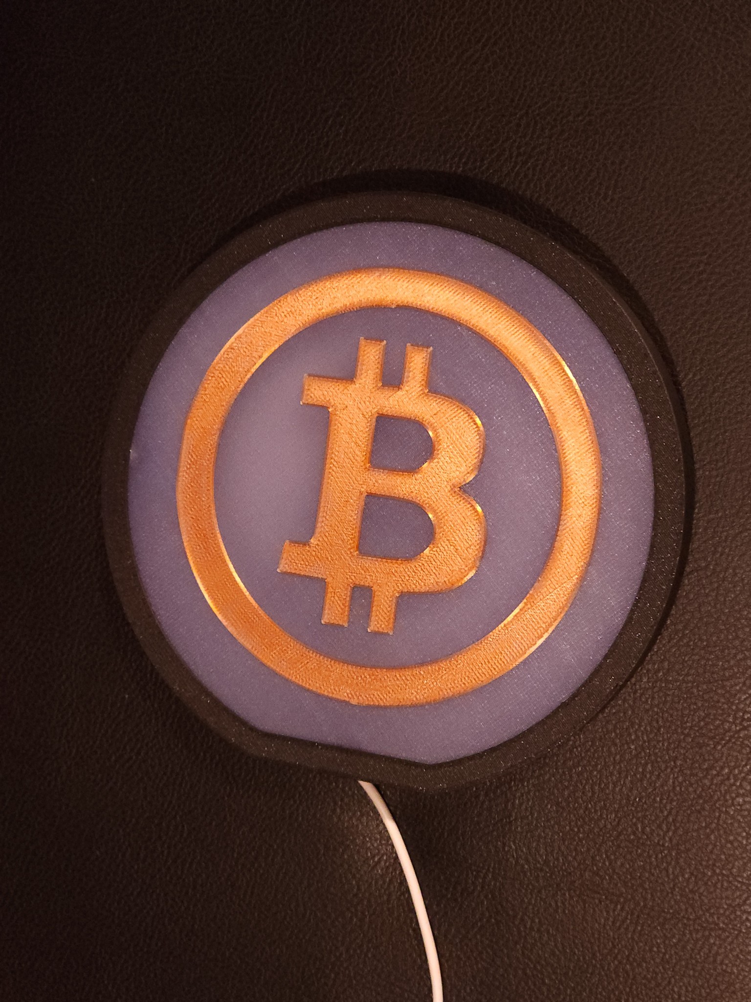 Bitcoin lamp, clean front von Weaponsmith | Kostenloses STL-Modell ...