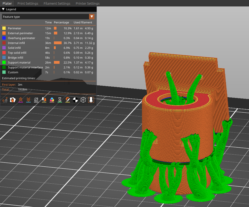Loc-Line 3/4 in Object Mount (single piece) by GBrayUT | Download free ...