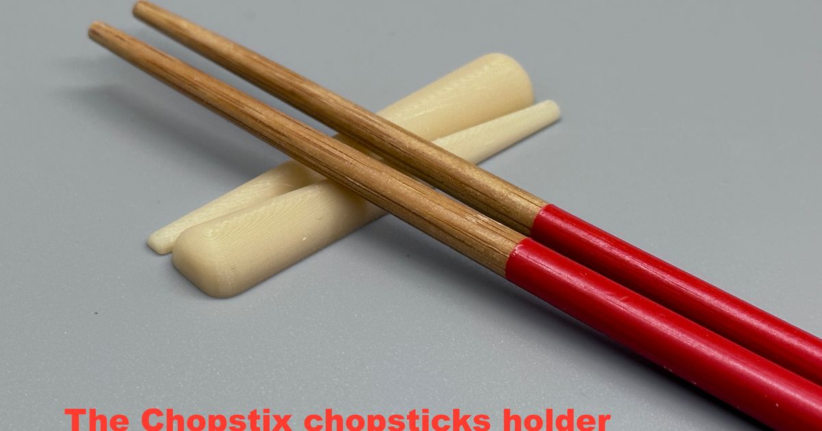 Chopstix Chopsticks Holder by fuchsr | Download free STL model ...
