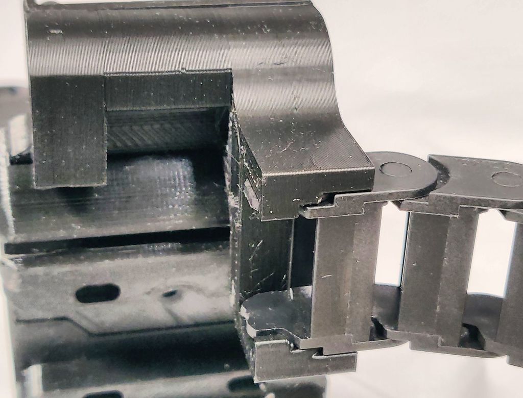 Combined fan / drag chain holder for NEMA 17 Extruder / X-Carriage ...