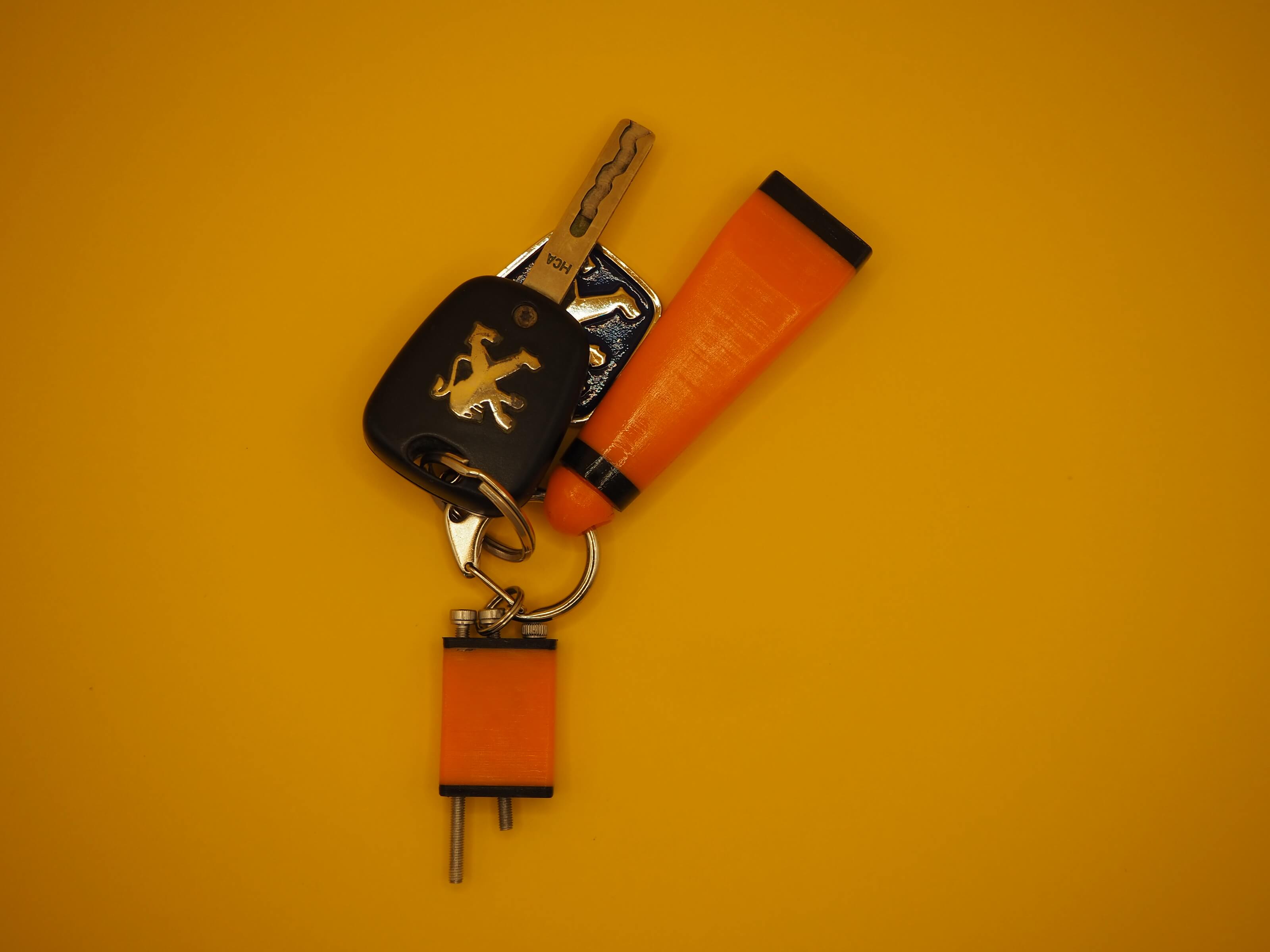 Chopstick Holder/Bottle Opener Keychain by Highrise Workshop | Download ...