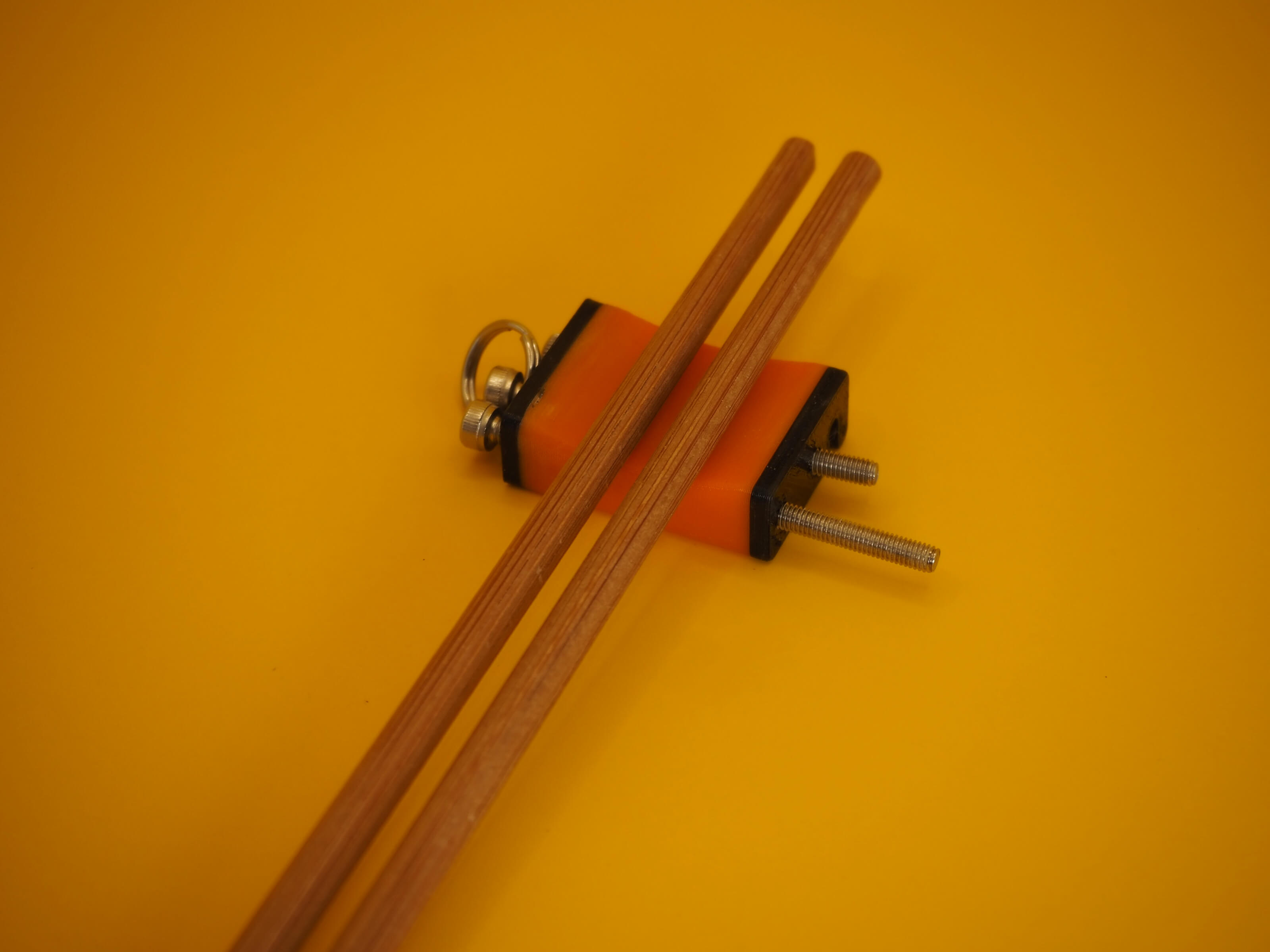 Chopstick Holder/Bottle Opener Keychain by Highrise Workshop | Download ...