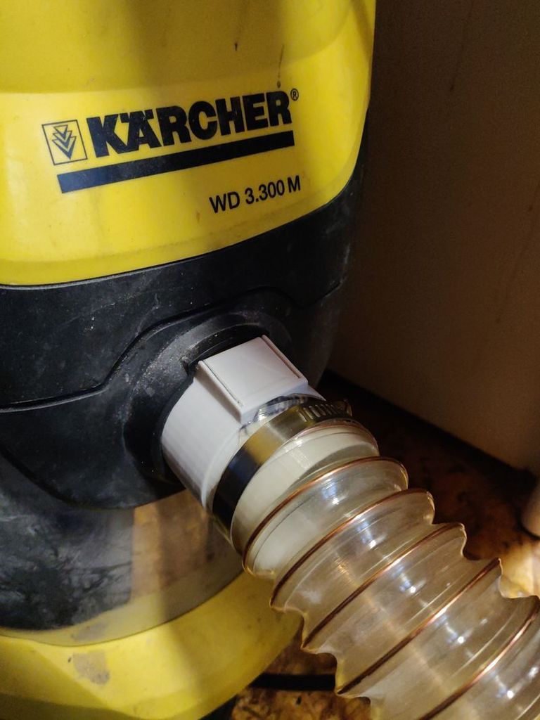 Karcher / Kärcher WD-Series Adapter to 50mm hose / DN 50 tubes by SpamBouncer | Download free ...