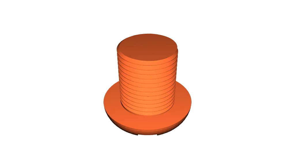 KTM Duke mirror screw cap by grabejud | Download free STL model ...