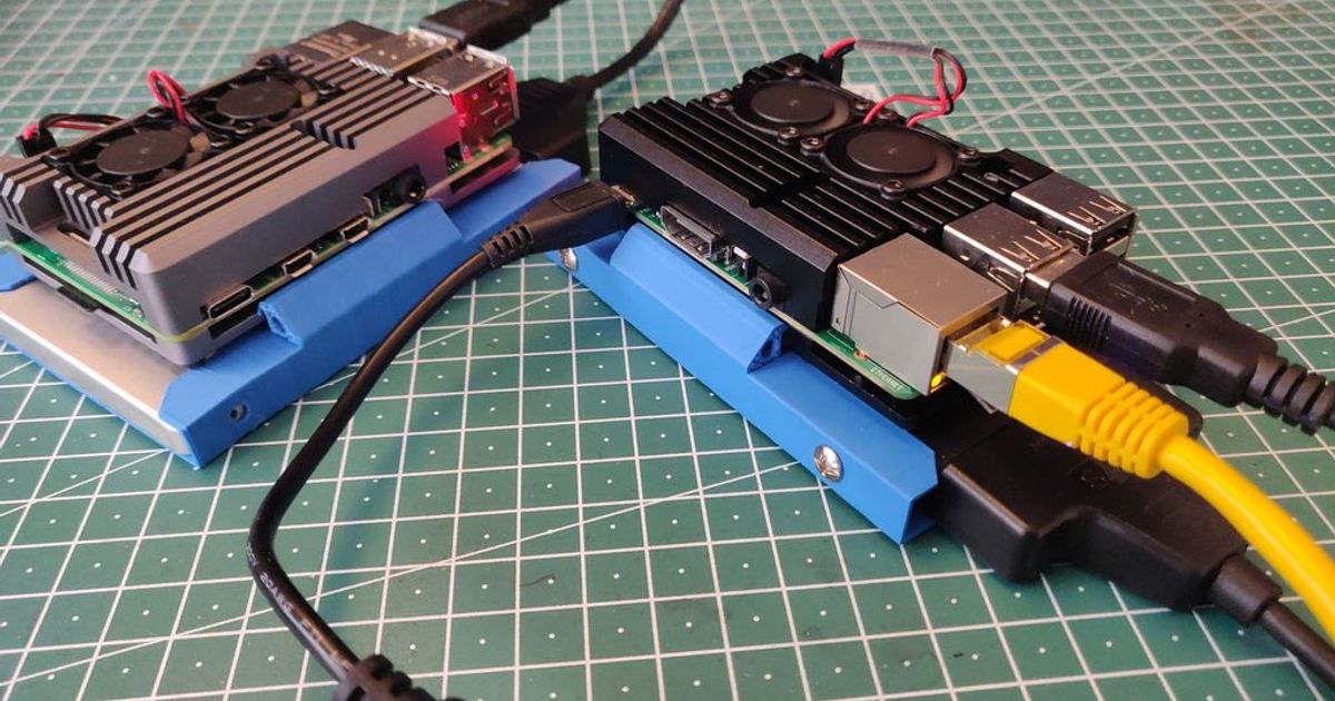 Raspberry PI X: Amored PI HDD Case by SpamBouncer | Download free STL ...