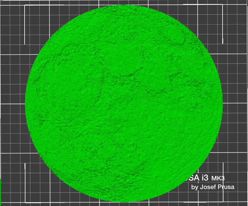 200mm Moon lithophane by Jon | Download free STL model | Printables.com