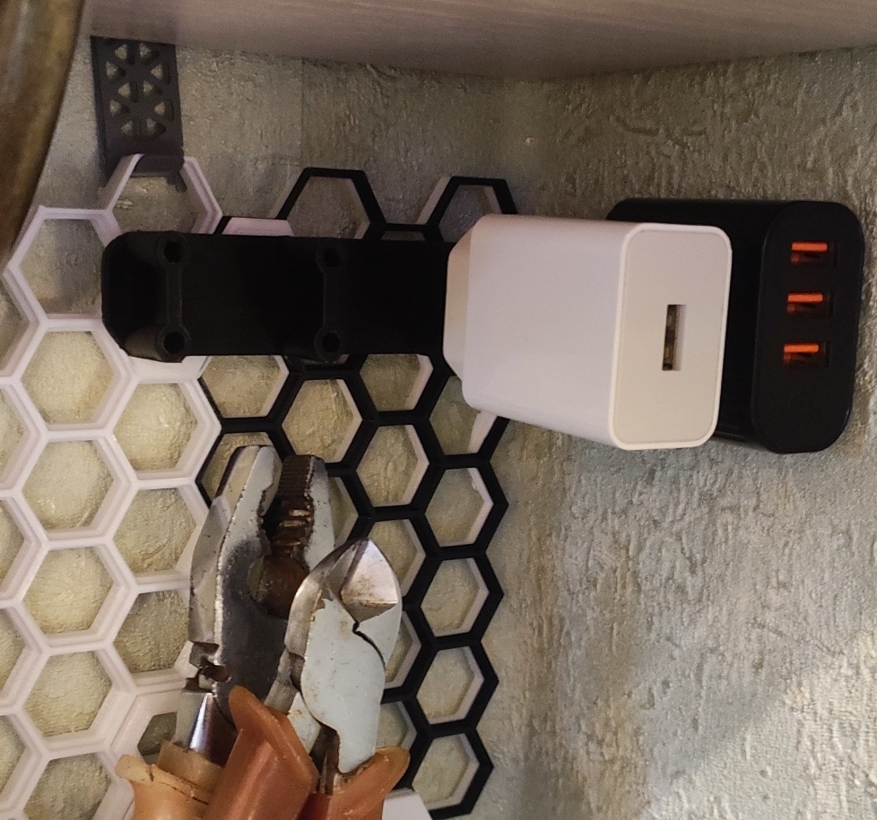 Euro power plug AC adapter storage (4 or 1) by ElitCraft | Download ...