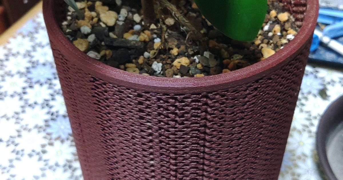 Cylindrical mesh pot by TKS | Download free STL model | Printables.com