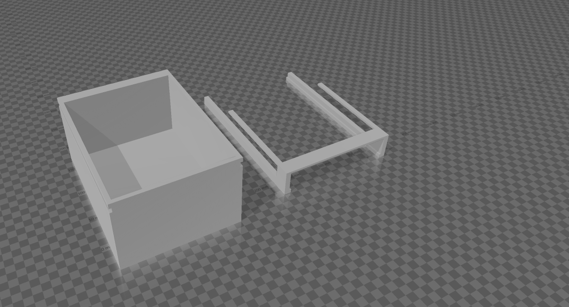 Box under the table by Yarin | Download free STL model | Printables.com