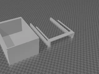 Box under the table by Yarin | Download free STL model | Printables.com