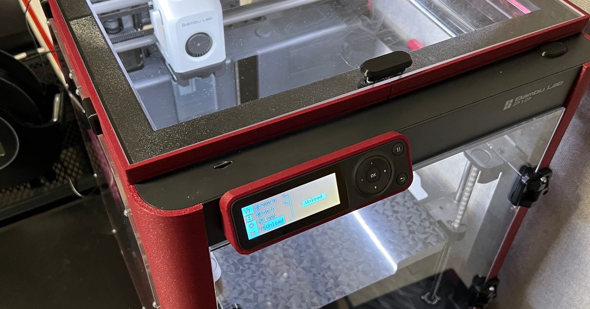 Bambu Lab P1P ARC top lid riser with light by JJDeluxe73 | Download ...